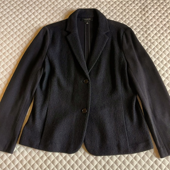 Talbots | Jackets & Coats | Talbots Boiled Woolknit Blazer | Poshmark